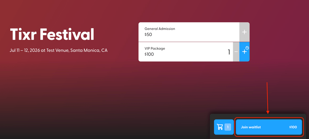 Joining, Updating, and Leaving Waitlists